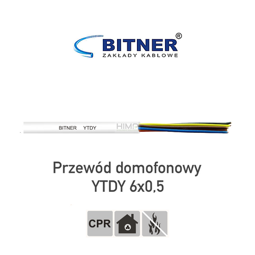 Przewód telekomunikacyjny YTDY 6x0,5 LA0003 BITNER | Akcesoria ...
