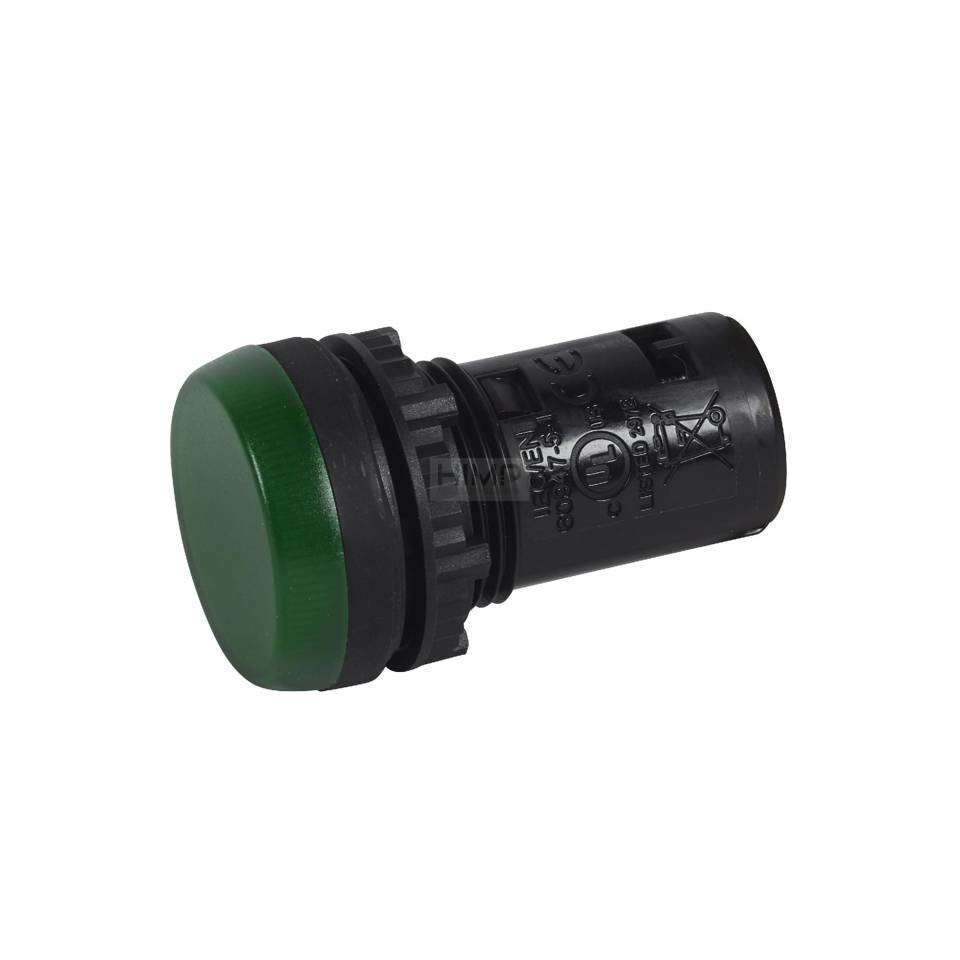 Osmoz lampka sygnalizacyjna LED IP69, zielona 130 V AC Legrand 024607 ...