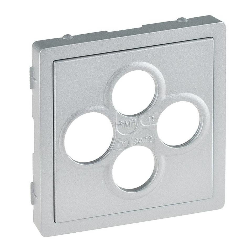 VALENA LIFE PLAKIETKA GNIAZDA TV-RD-SAT-SAT ALUMINIUM Legrand 754812 ...